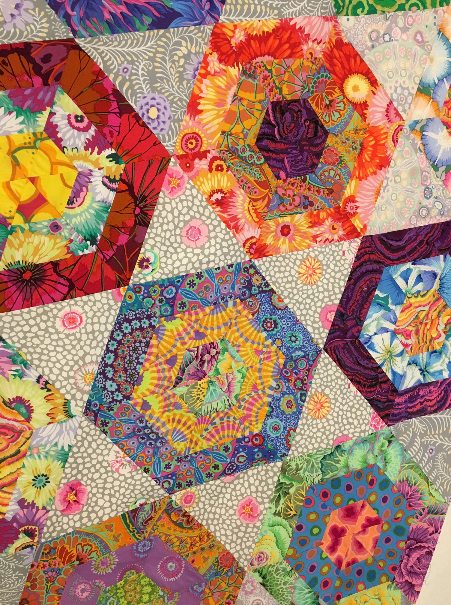 Hexagon Quilt Top Is Finished! – agilejack
