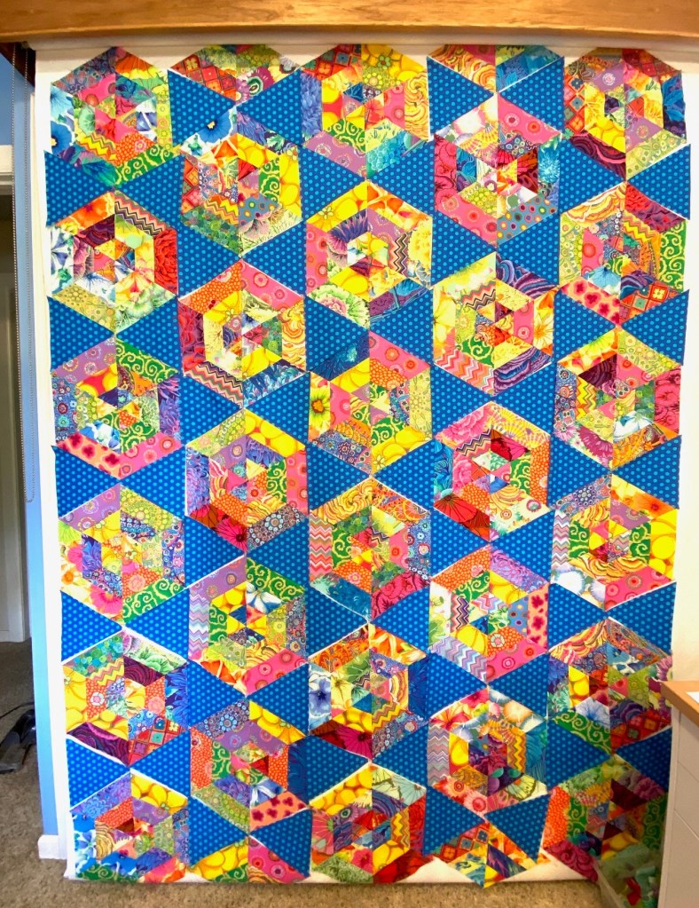 Scrappy Hexagon Blocks Done! – agilejack
