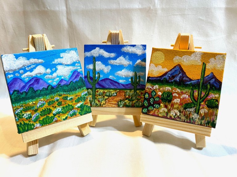 More of My Crafty Past — Painting With Acrylics – agilejack