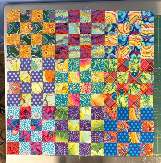 Eighteen 16-Patch Blocks Done – agilejack