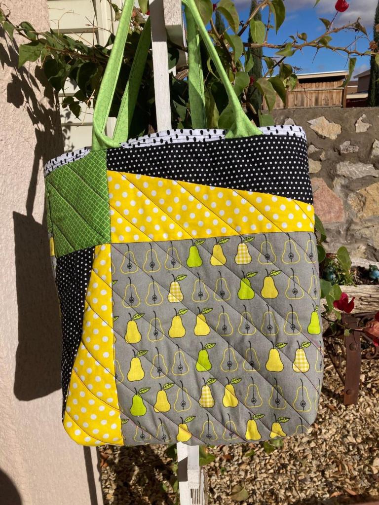 Yellow Frankenbag with Lots of Black and White – agilejack