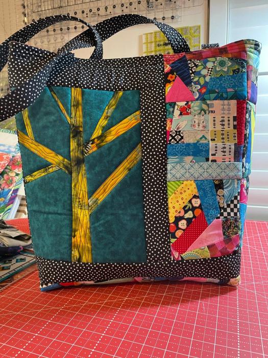 Yellow Frankenbag with Lots of Black and White – agilejack
