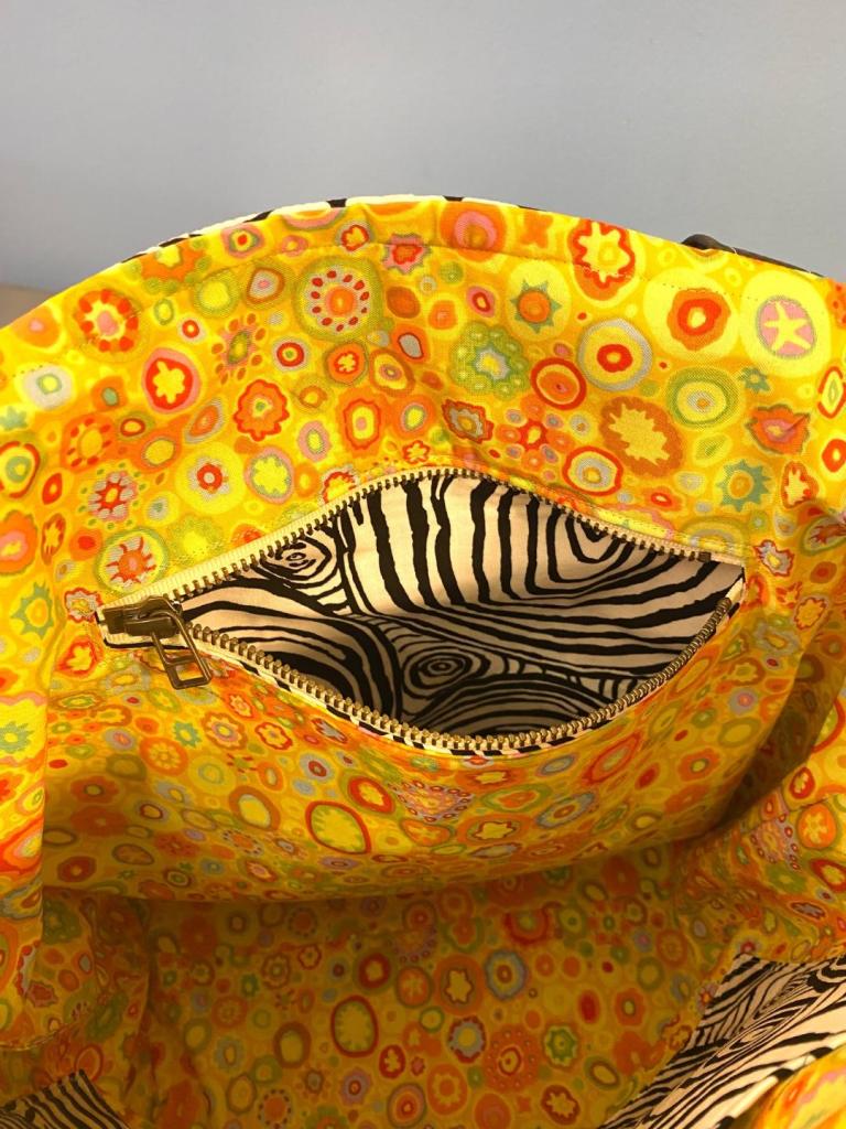 Yellow Frankenbag with Lots of Black and White – agilejack