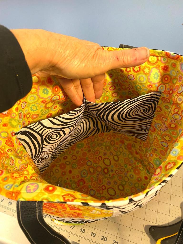 Yellow Frankenbag with Lots of Black and White – agilejack