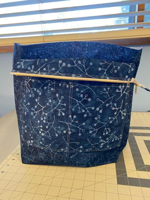 Indigo and Batik Frankenbag Is Done – agilejack