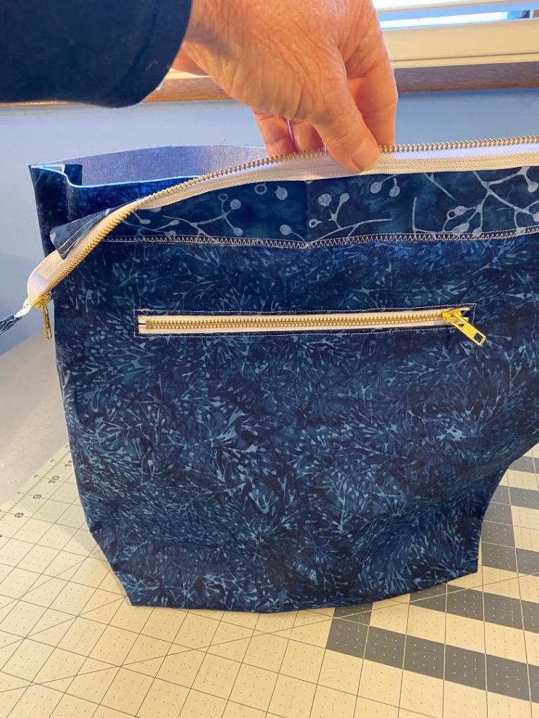Indigo and Batik Frankenbag Is Done – agilejack