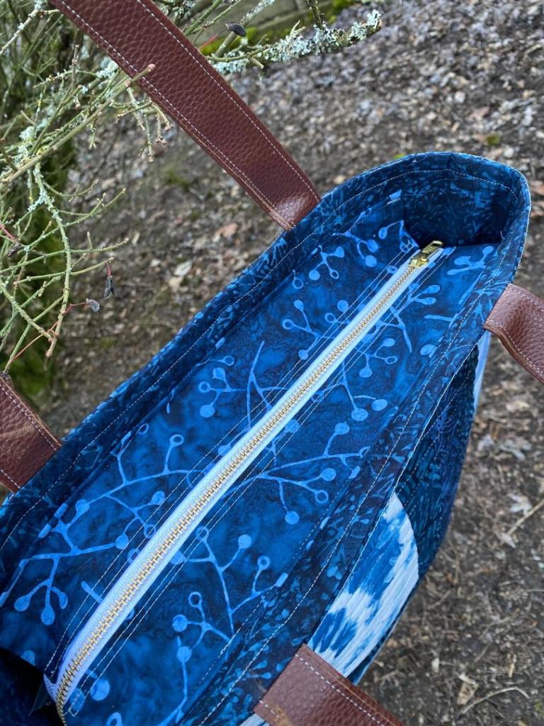 Indigo and Batik Frankenbag Is Done – agilejack
