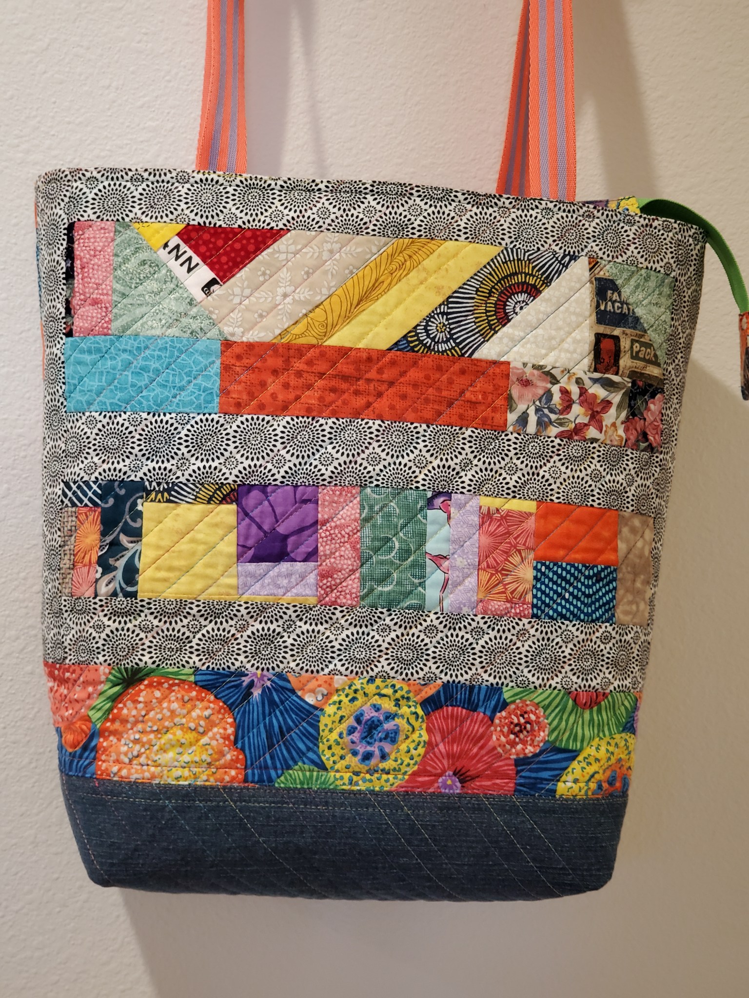 Pink and Teal Frankenbag for a Friend – agilejack