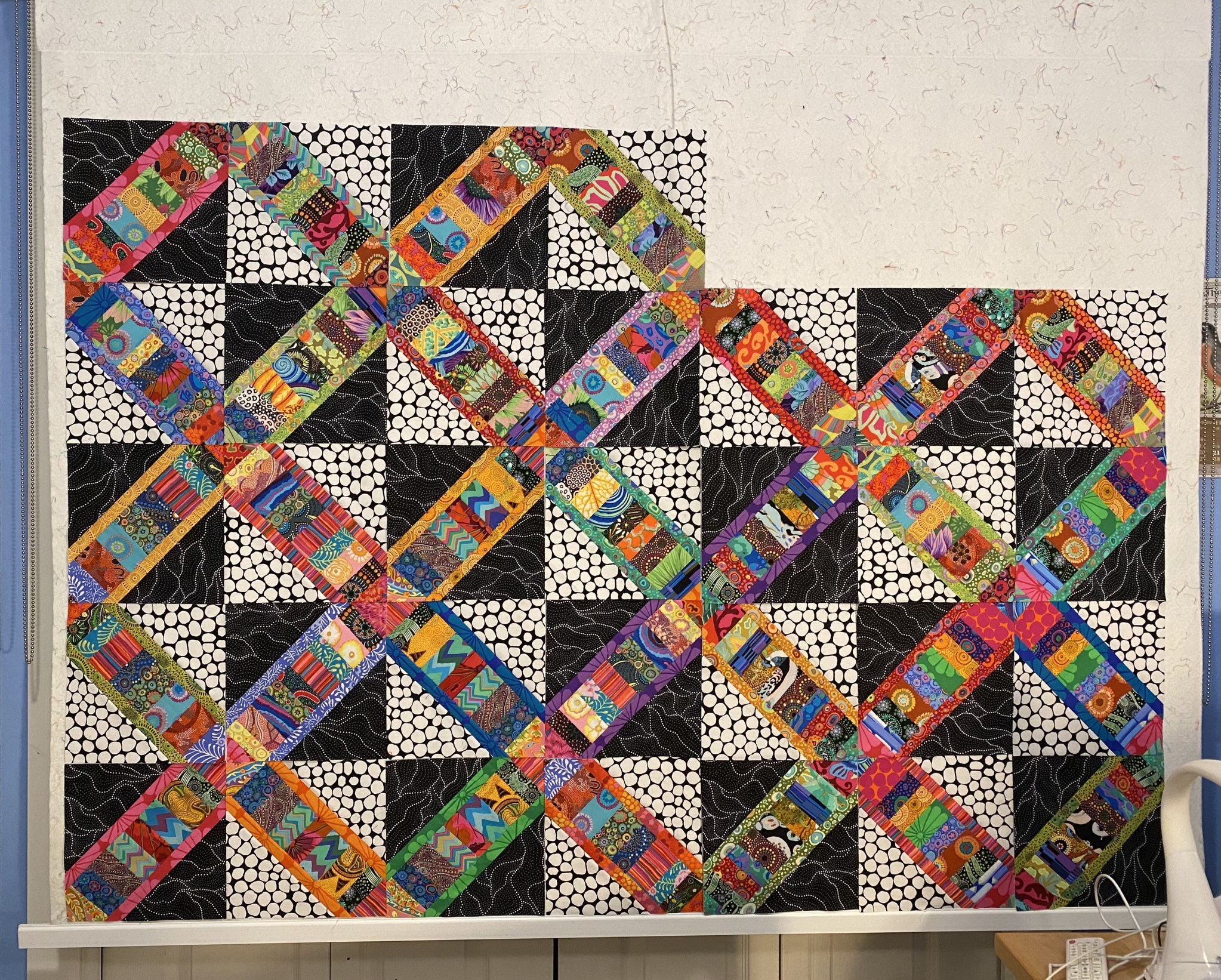 Sixteen More Fresh Start Blocks on My Design Wall – agilejack